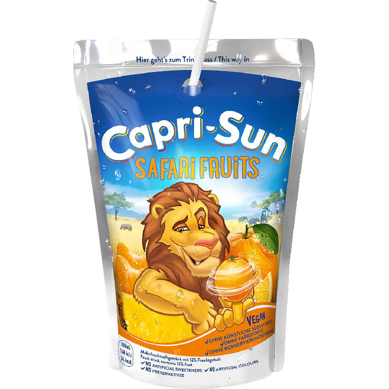 Capri-Sun lille Safari fruit - Nemdrikke ApS